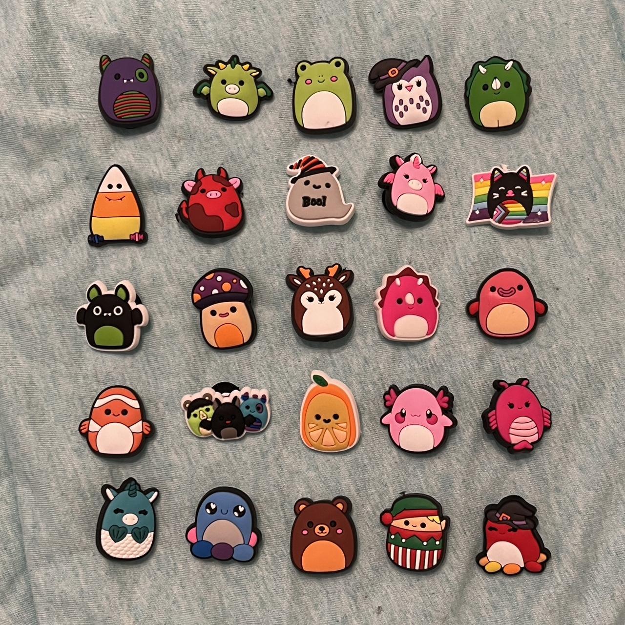Squishmallow croc charms -25 pieces -good quality... - Depop