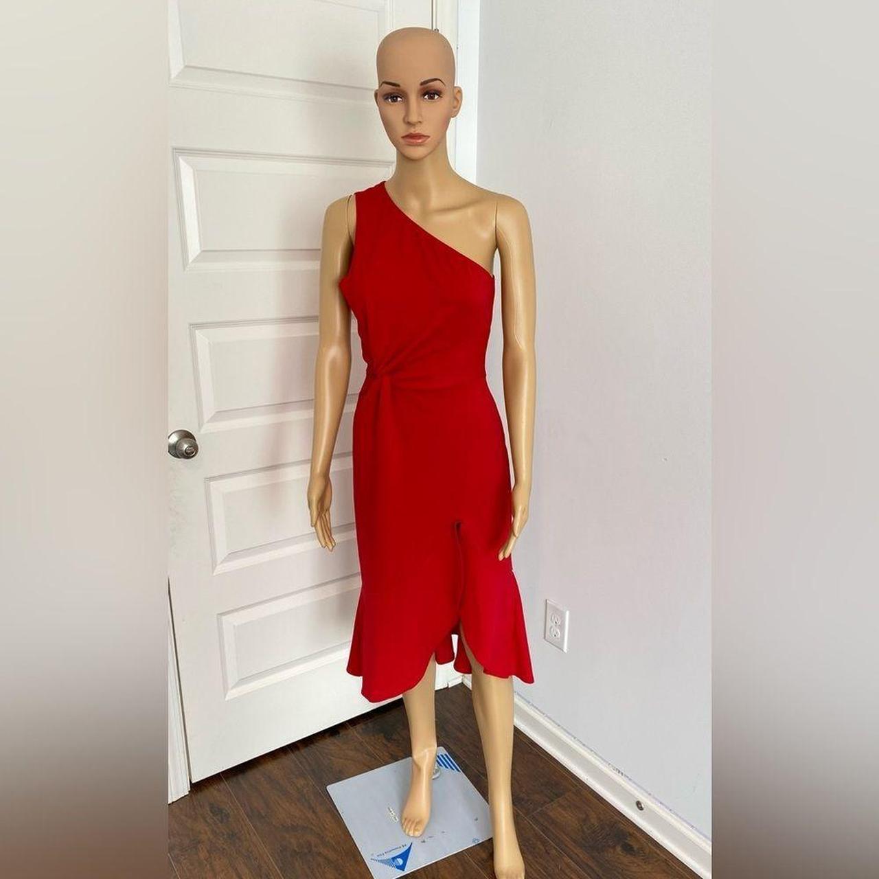 Boohoo Women's Red Dress | Depop