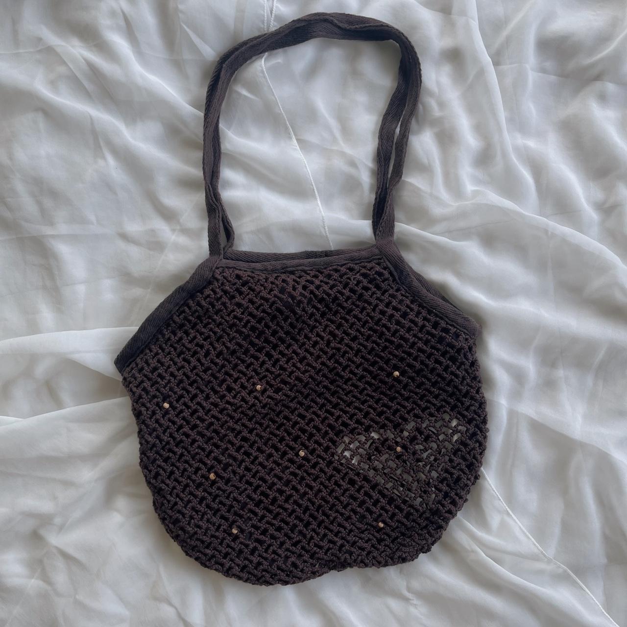 Early00s Roxy Slouch Bag ♡The cutest woven brown... - Depop