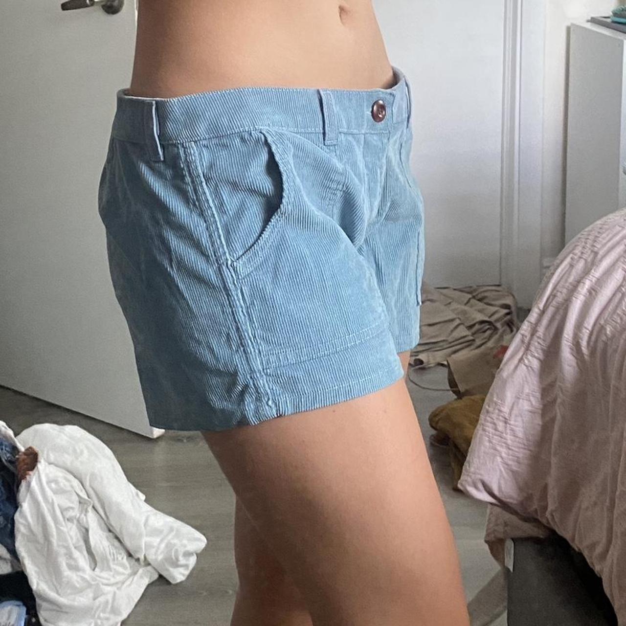 these are super cute light blue pair of shorts. They... - Depop