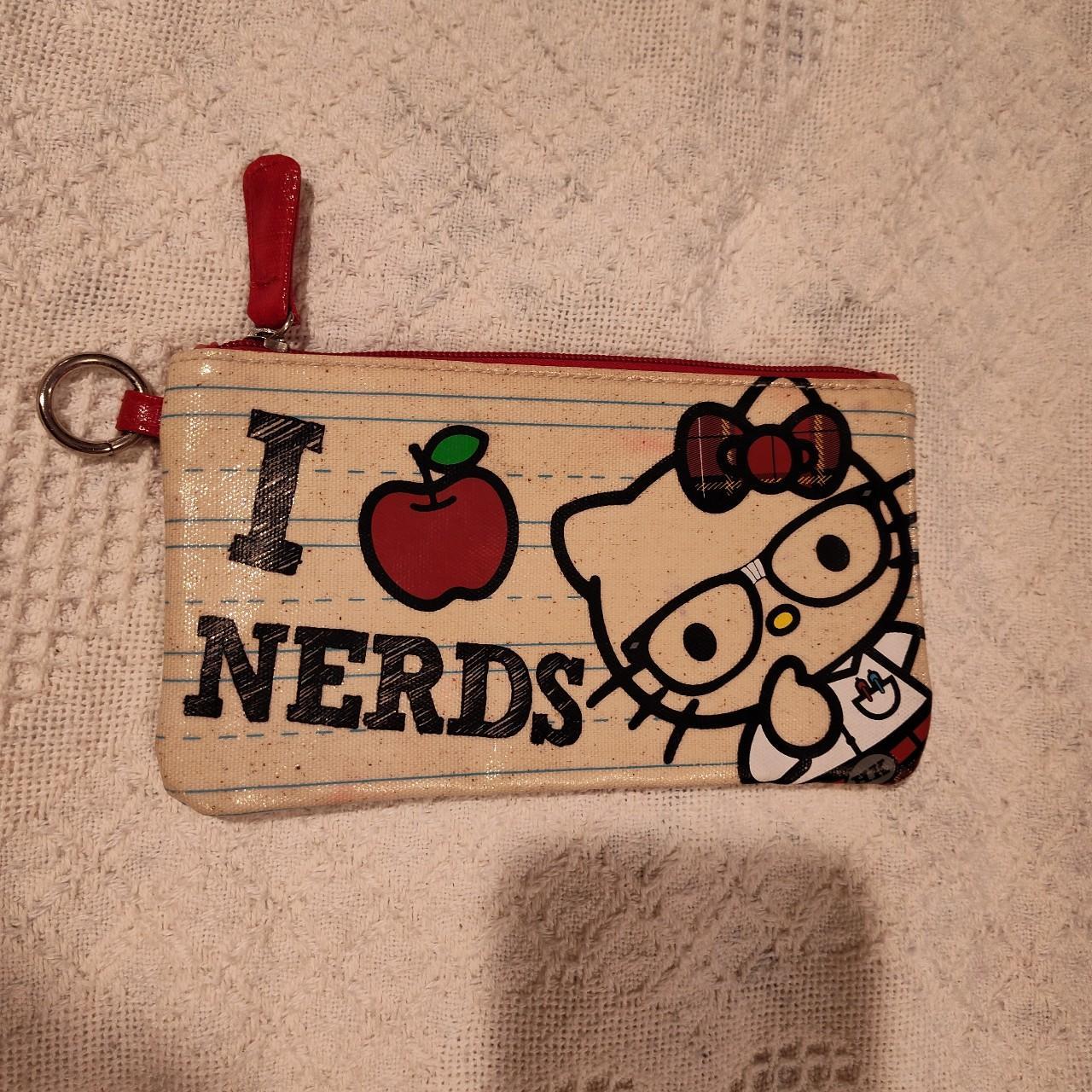 🌸Hello Kitty "I love nerds" pencil pouch:) 🌸In... | Depop