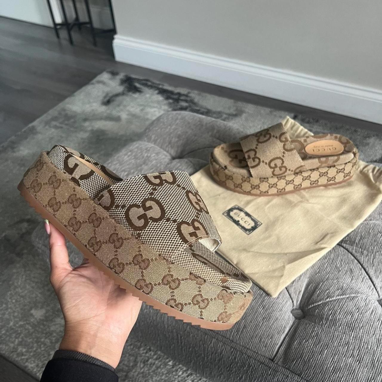 Gucci platform sliders x3 size 5 / 38 X3 size 6... - Depop
