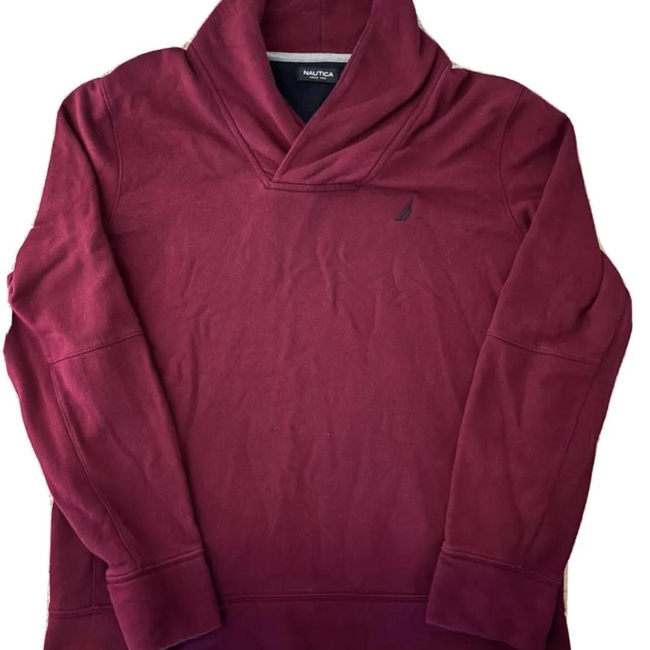 Nautica Boating Maroon Vintage Pullover Men’s Large... - Depop