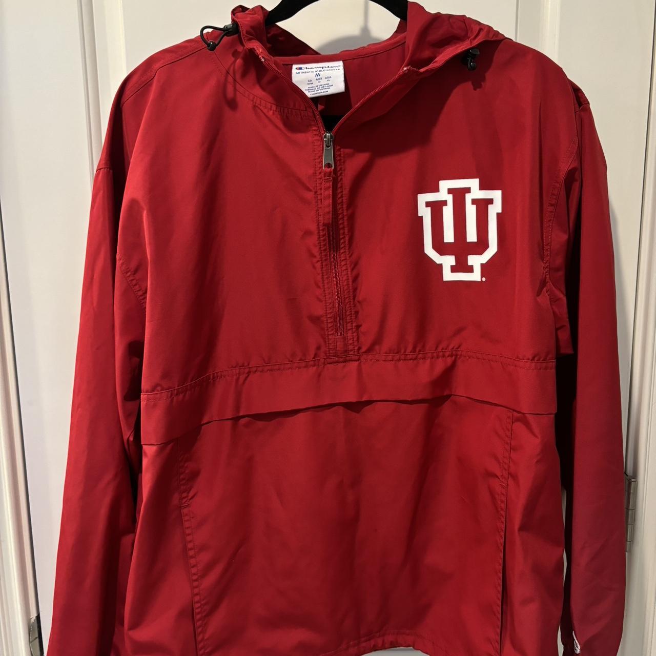 Indiana University IU rain jacket, never worn - Depop