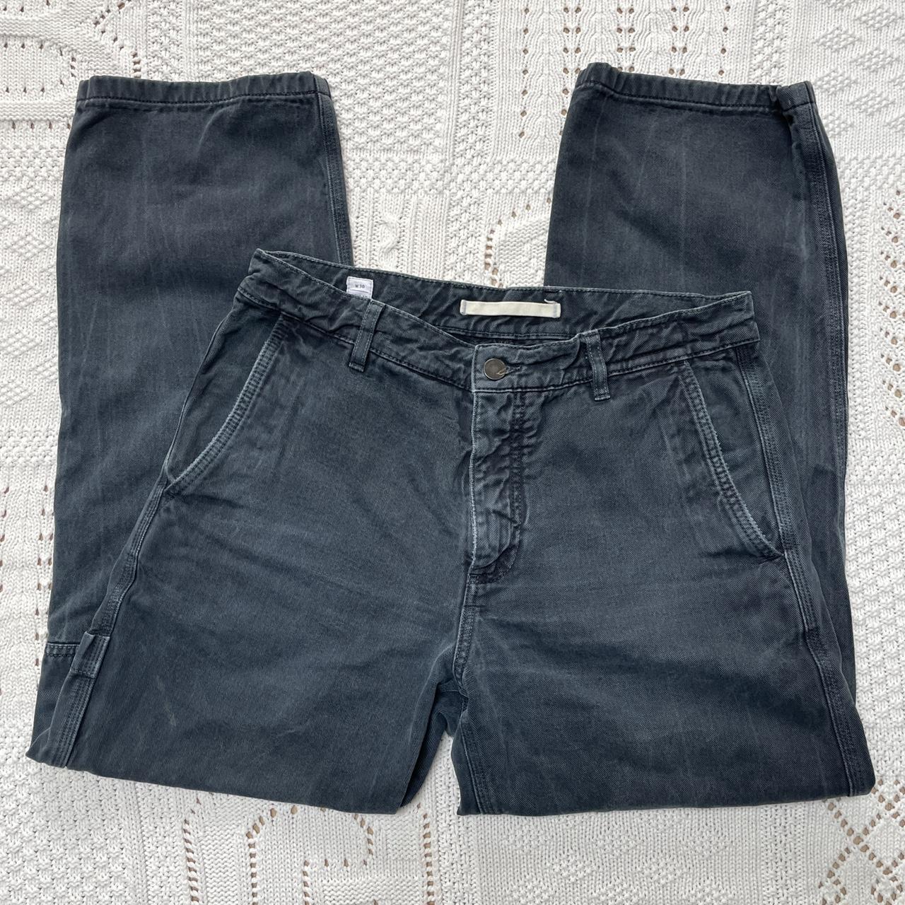 Women's Blue and Grey Jeans | Depop