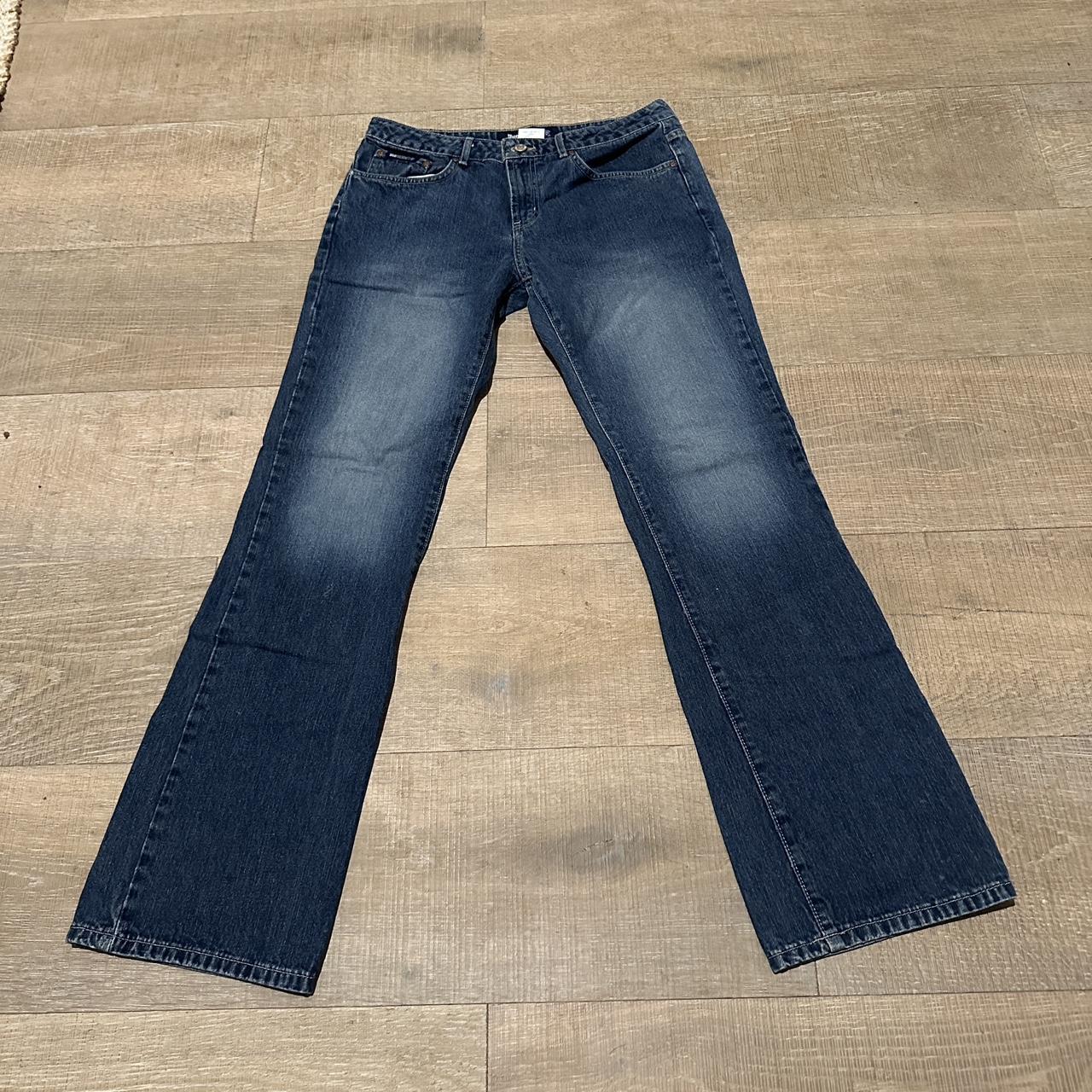 Used Women’s Blue Asphalt Jeans Size 9 Has designs... - Depop