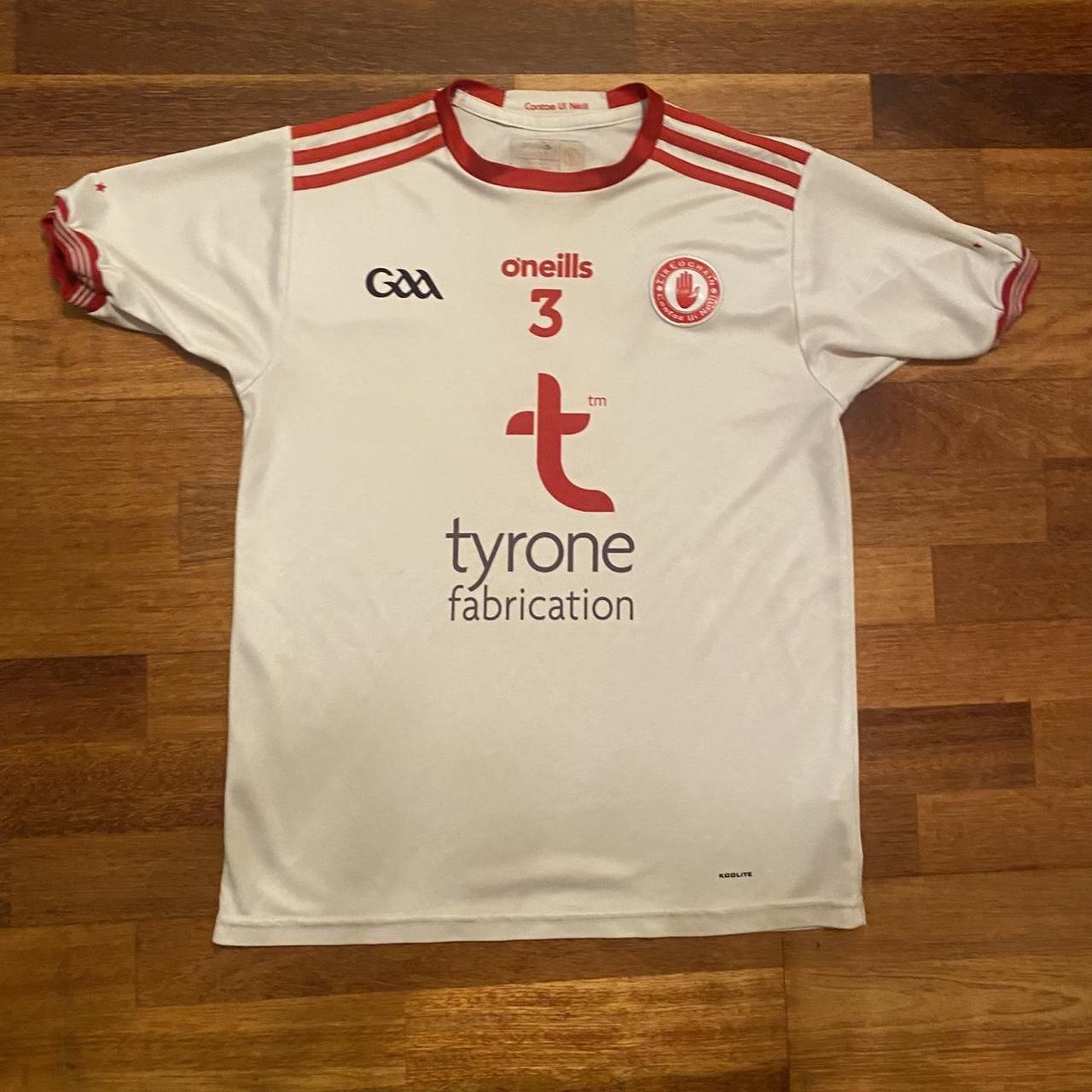 Gaa Jersey. Retro Tyrone Jersey No3 size Small Tight... | Depop