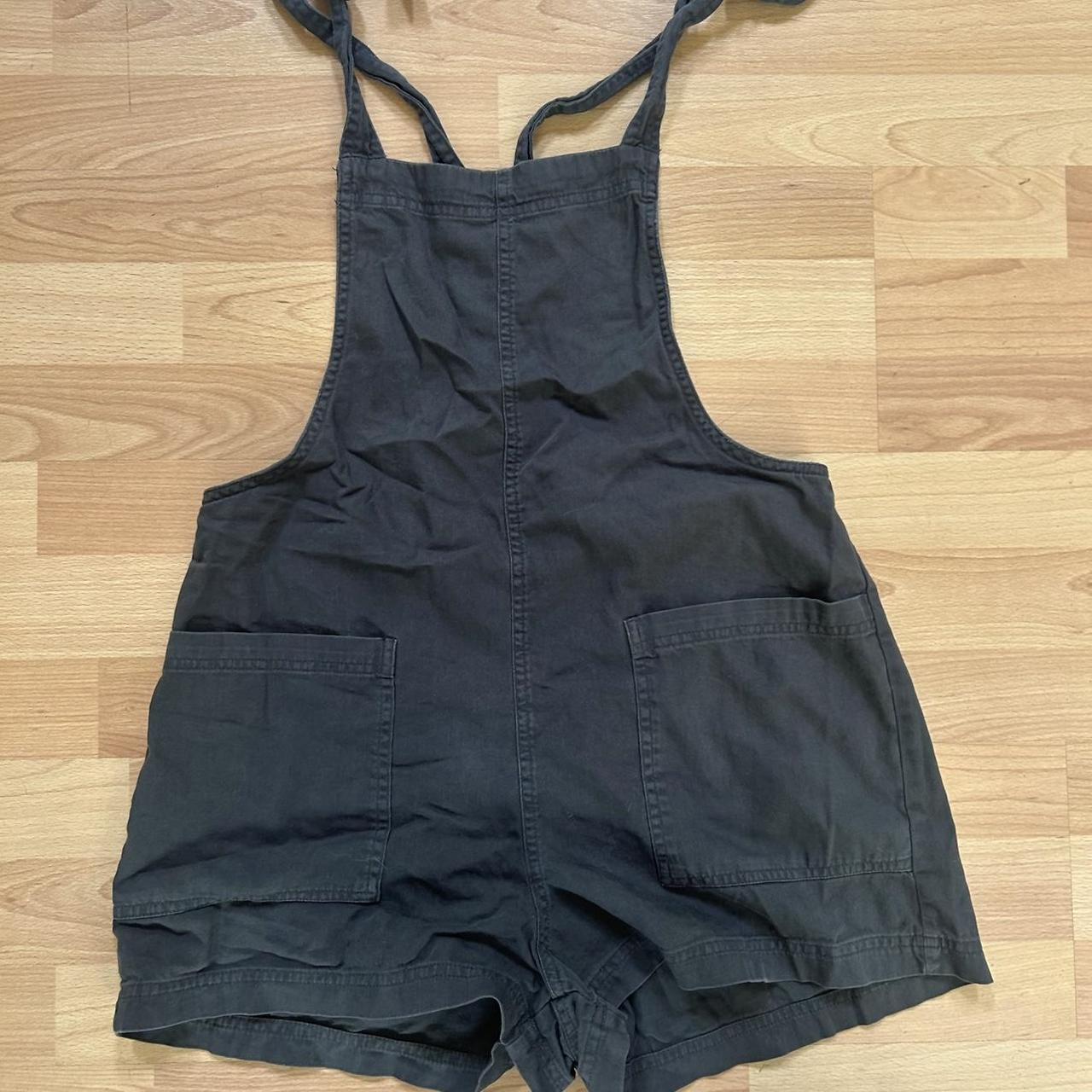 Aerie dusty black overalls, adjustable straps - Depop