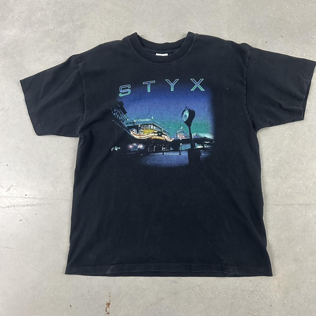 Vintage Styx return to paradise single stitch shirt - Depop