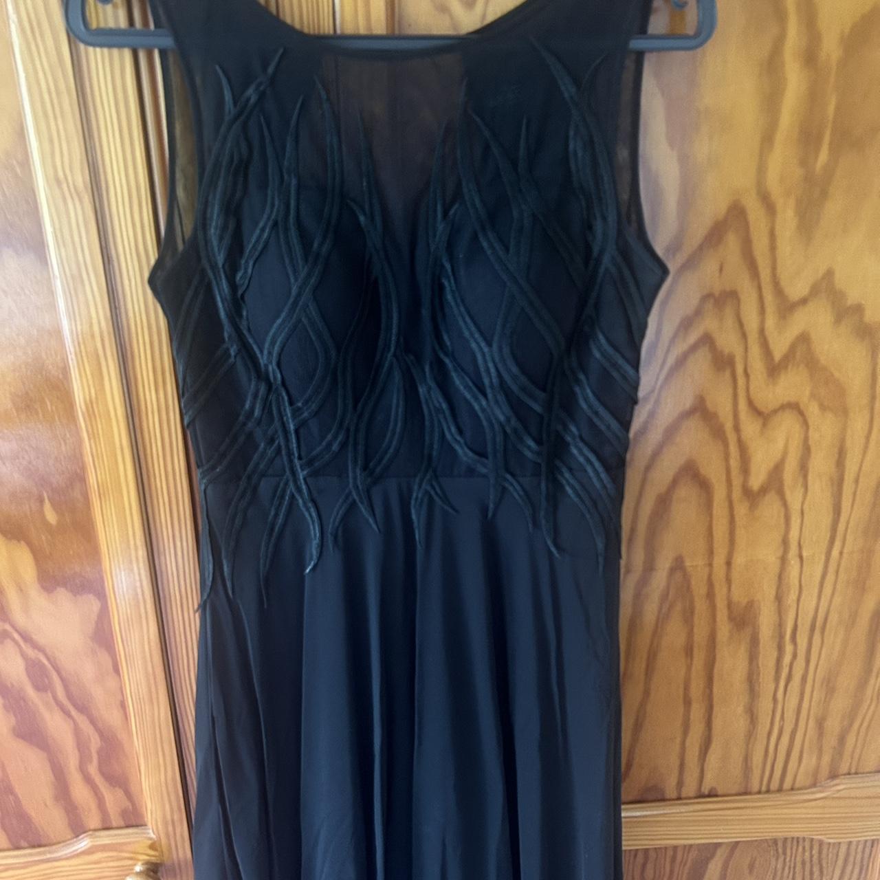 Juju & Christine black formal maxi dress with detail... - Depop