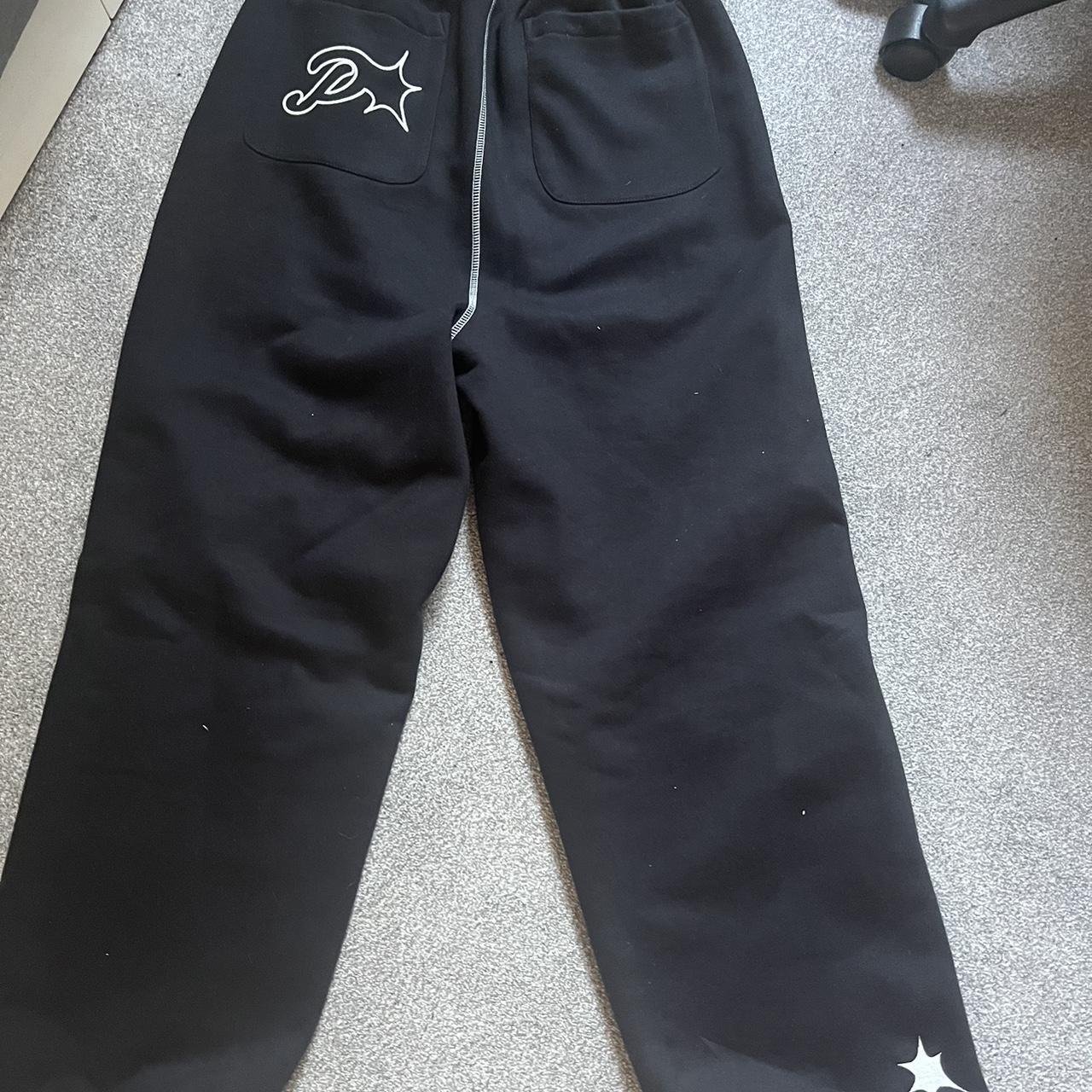 Protect london black joggers size medium worn once - Depop