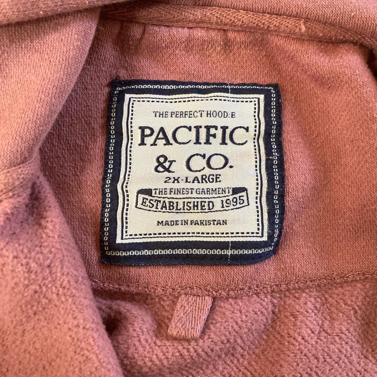 Pacific and Co. Women's Pink and Blue Jumper | Depop