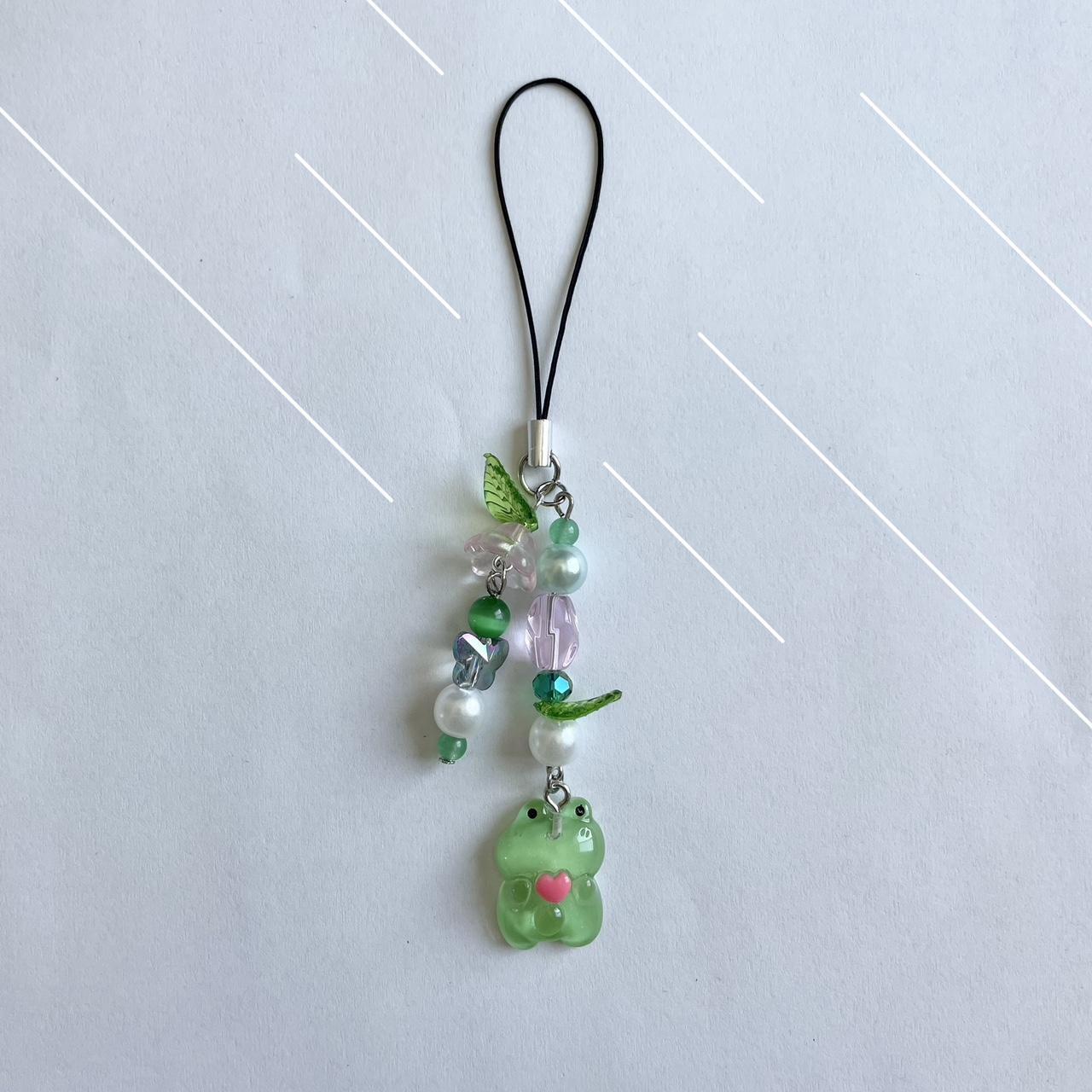 Froggy phone charm! -handmade by me -3in #frog... - Depop