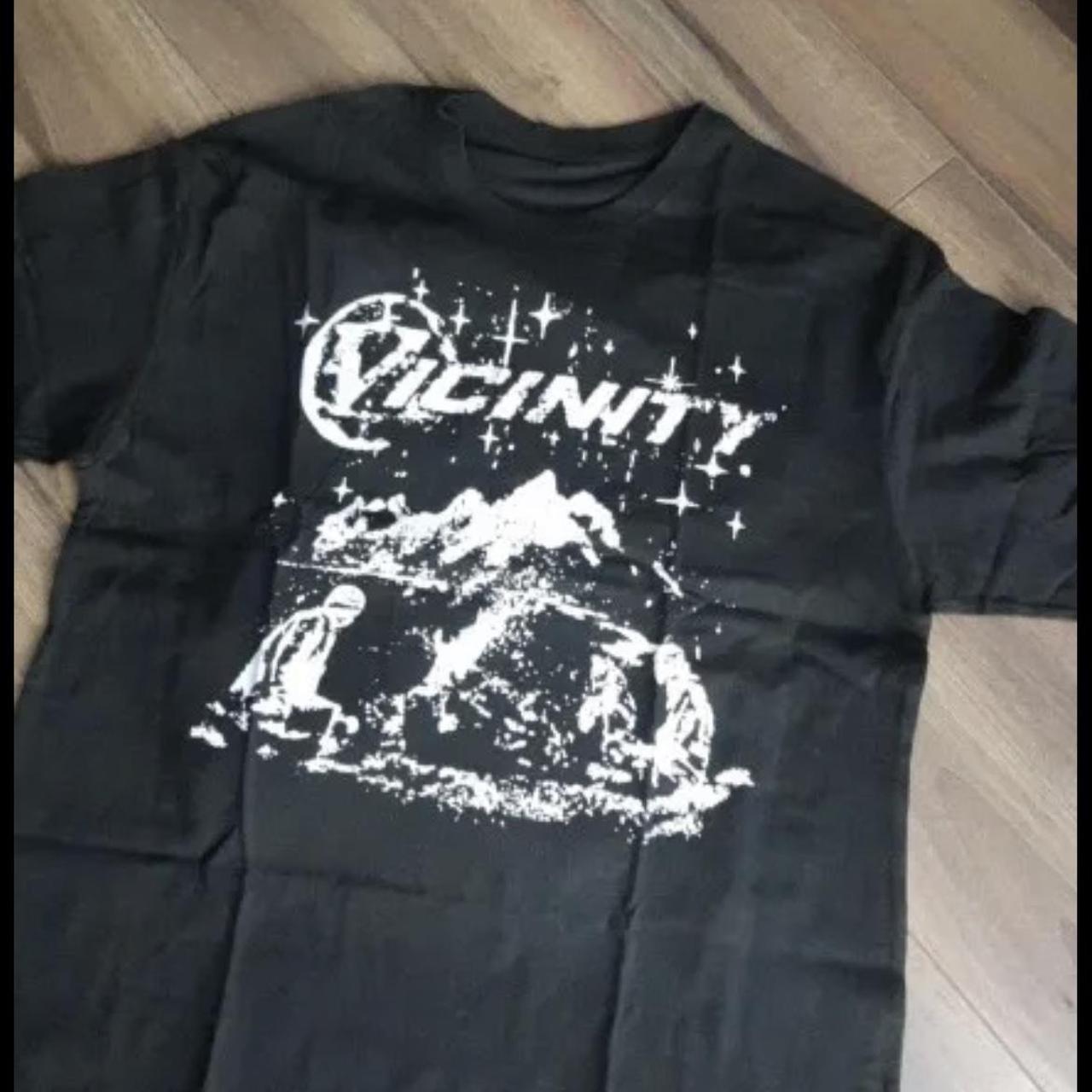 Vicinity Black and White Short sleeve t shirt for... - Depop