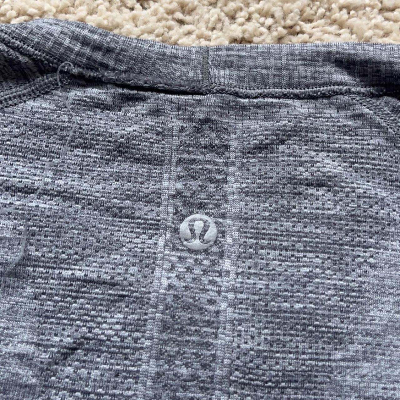 #lululemon grey swiftly tech size 4 worn a couple... - Depop