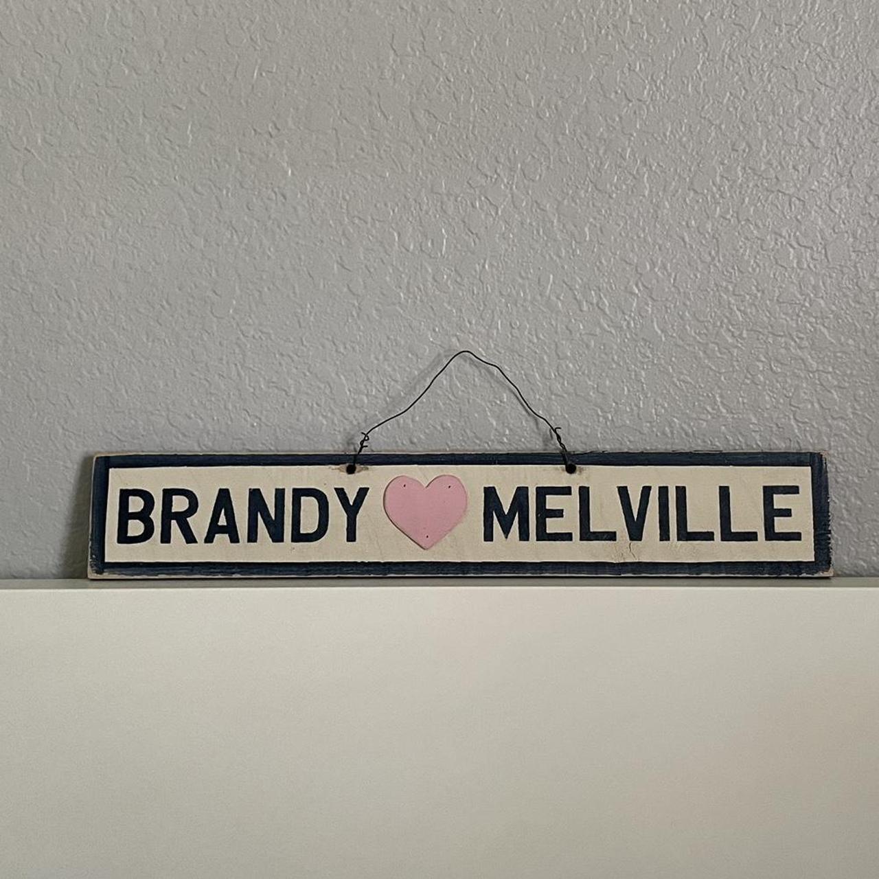Classic Brandy Melville sign as seen in-stores. Only... - Depop