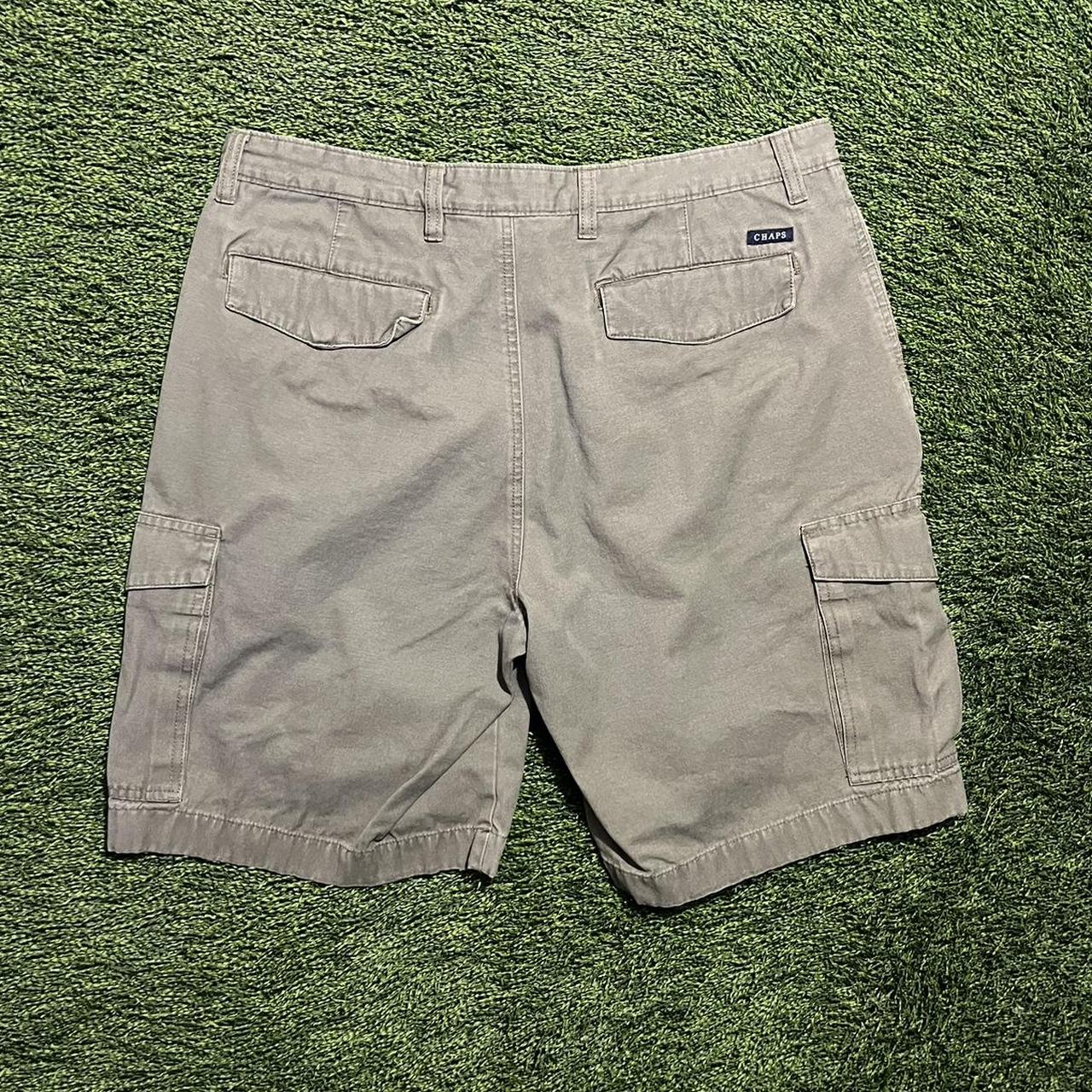 Chaps cargo shorts. Waist size 36. - Depop