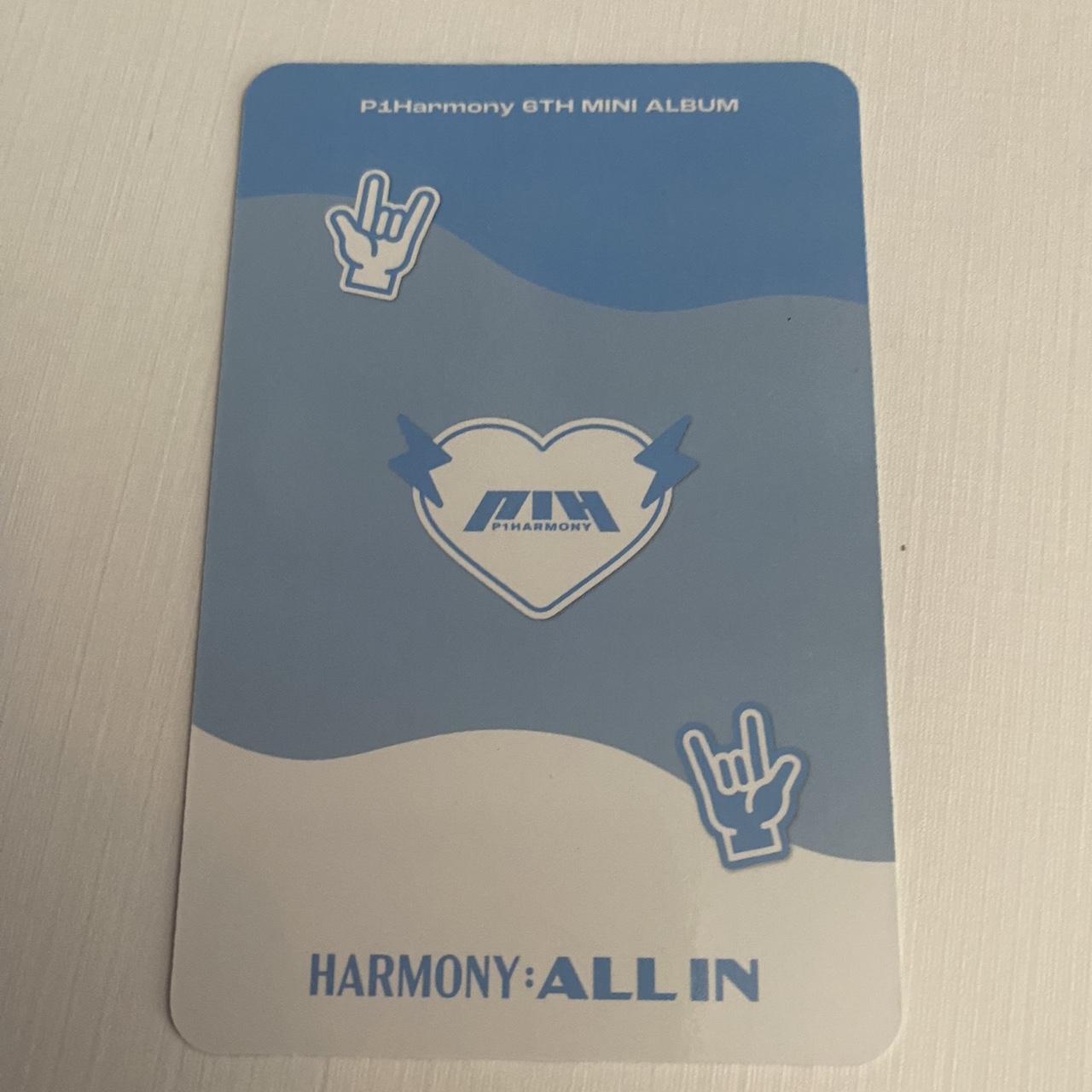 P1HARMONY ALL IN KEEHO Official photocard/pc #Kpop... - Depop