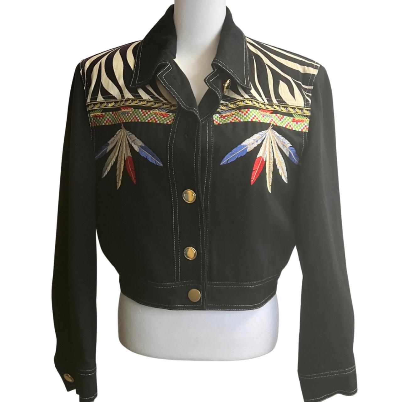 Vintage Christian Llinares CL2 Cropped Jacket... - Depop