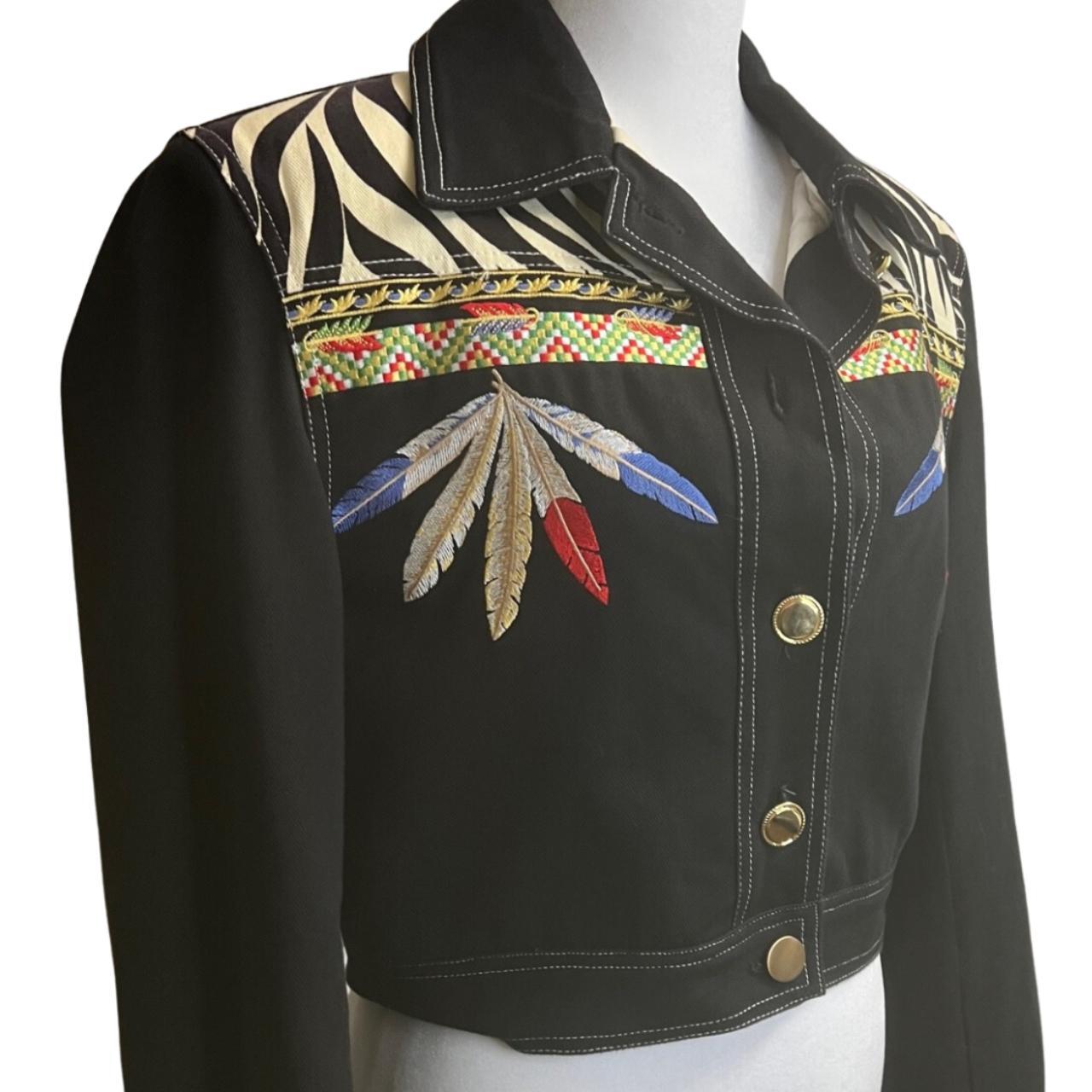 Vintage Christian Llinares CL2 Cropped Jacket... - Depop