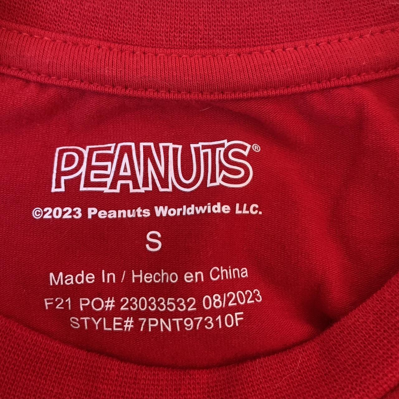 Peanuts red holiday baby tee ️🌲 Size:... - Depop