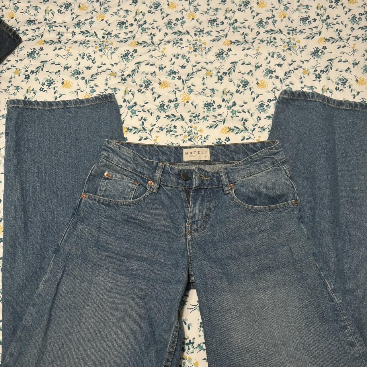 Low waisted motel rock parallel jeans W24 L32 not... - Depop