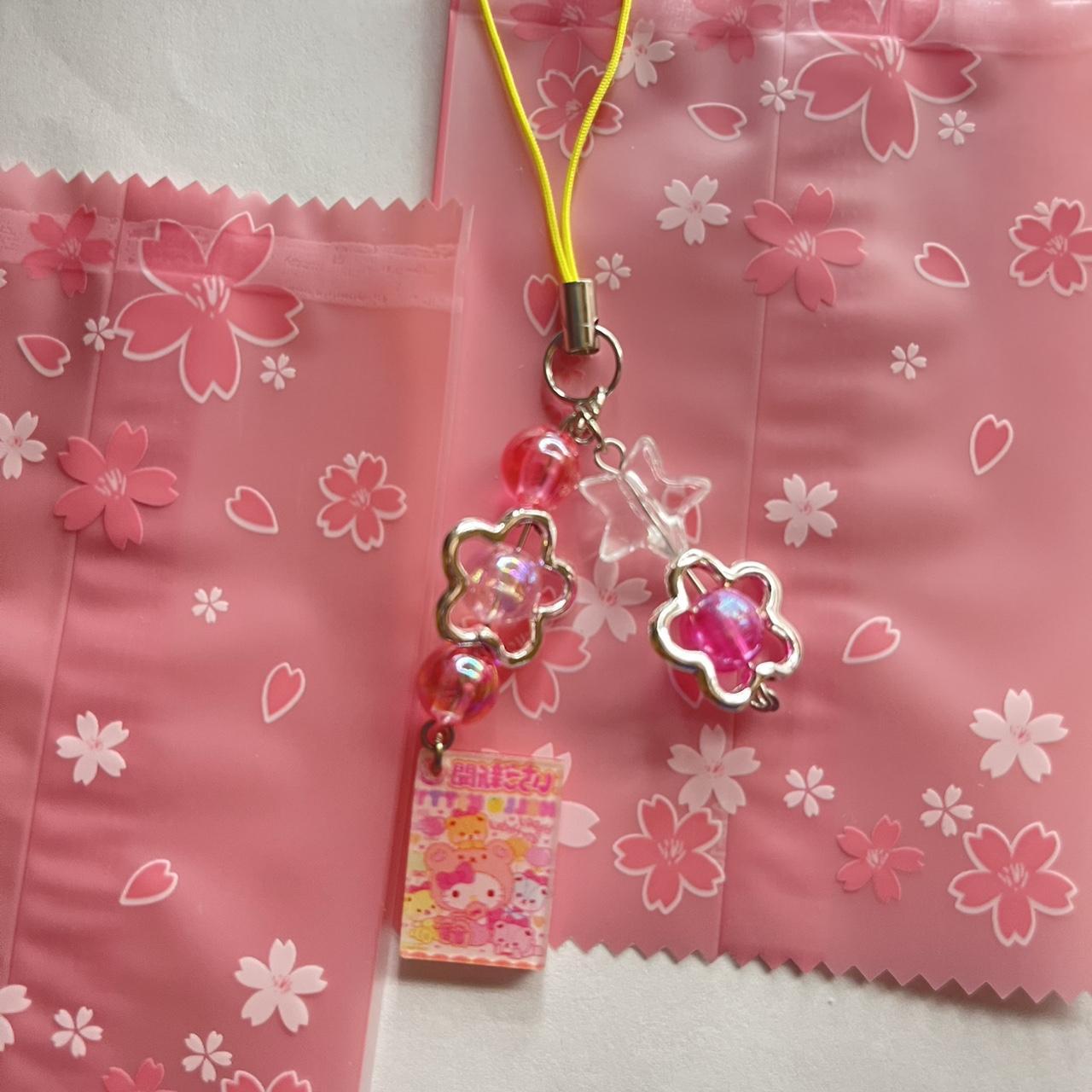 Pink Sanrio Hello Kitty phone charm #kawaii #sanrio... | Depop