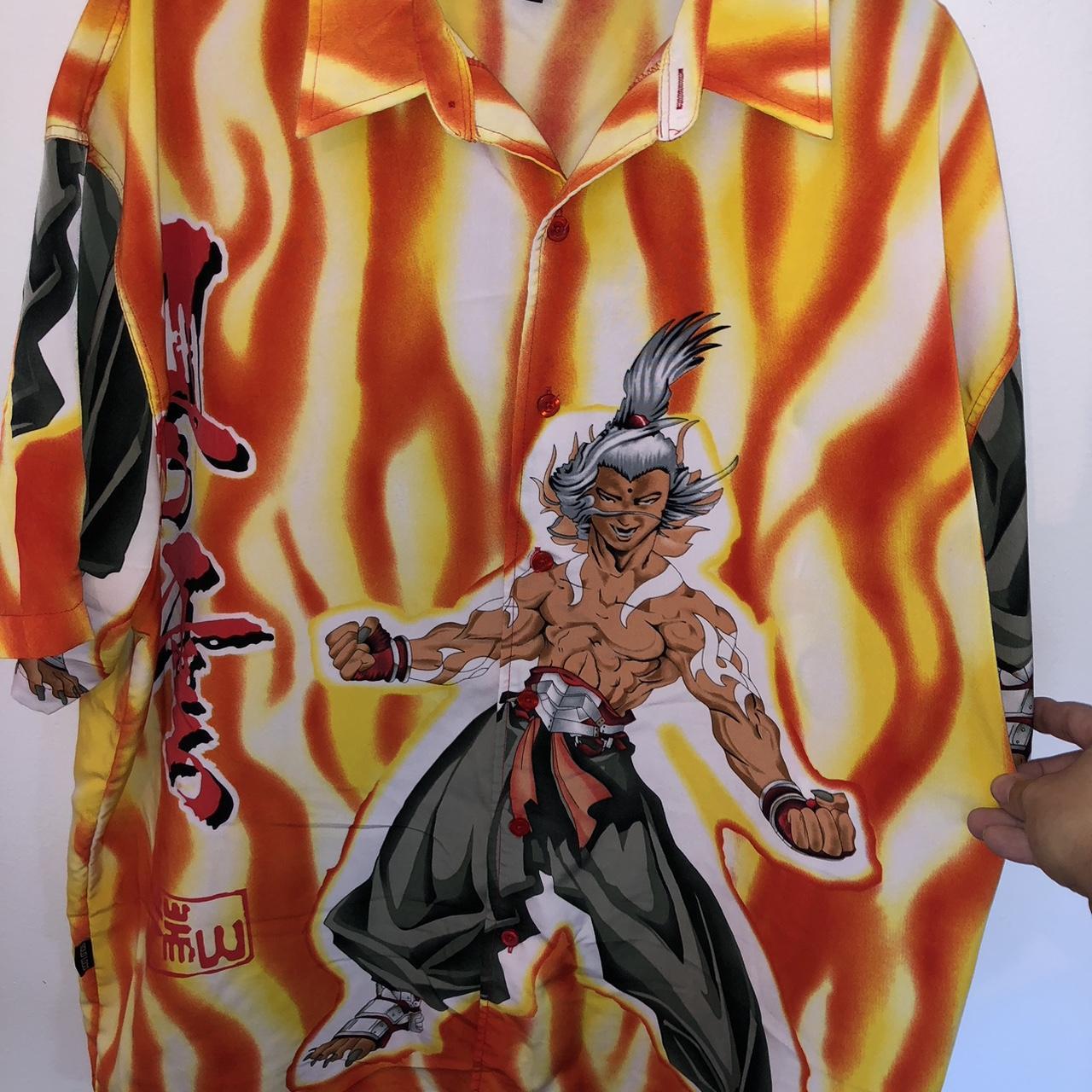 Solo loco anime AOP button up in size 2xl amazing... | Depop