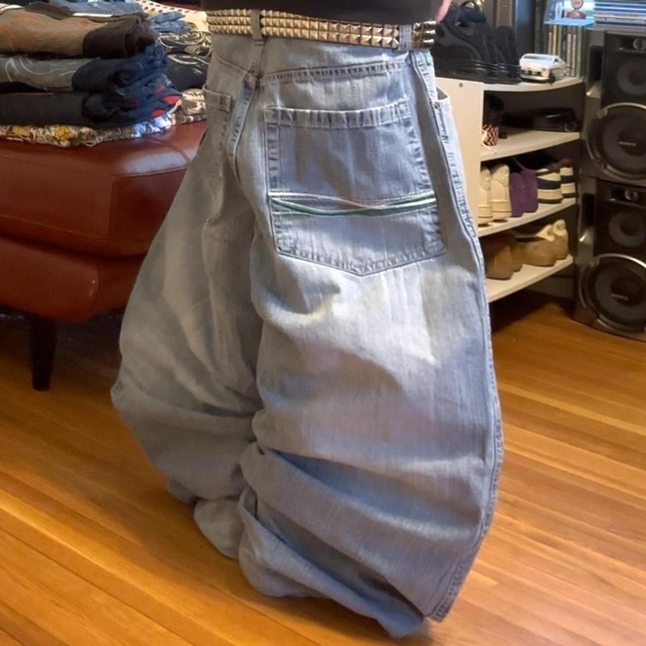 Y2K Grail Southpole Green Tabs Size -... | Depop