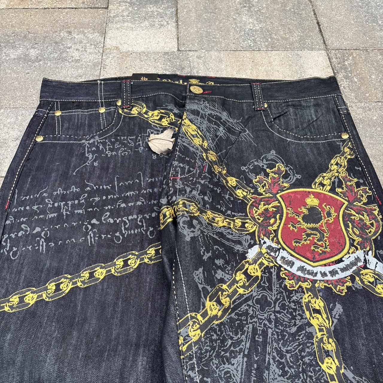 Y2K Grail Royal Army Jeans Size - 42x32 Condition... | Depop