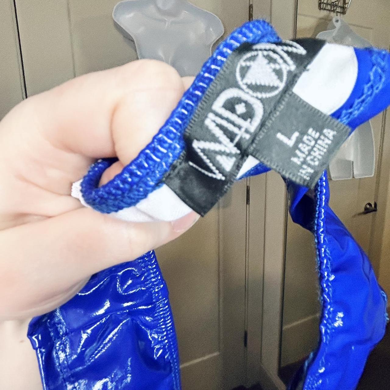 #dollskill #widow blue vinyl set faux leather - Depop