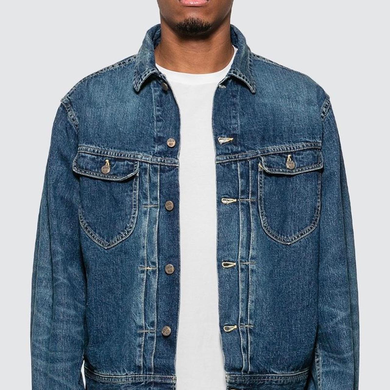 HUMAN MADE Denim Work Jacket Size L Worn 5x Max... - Depop