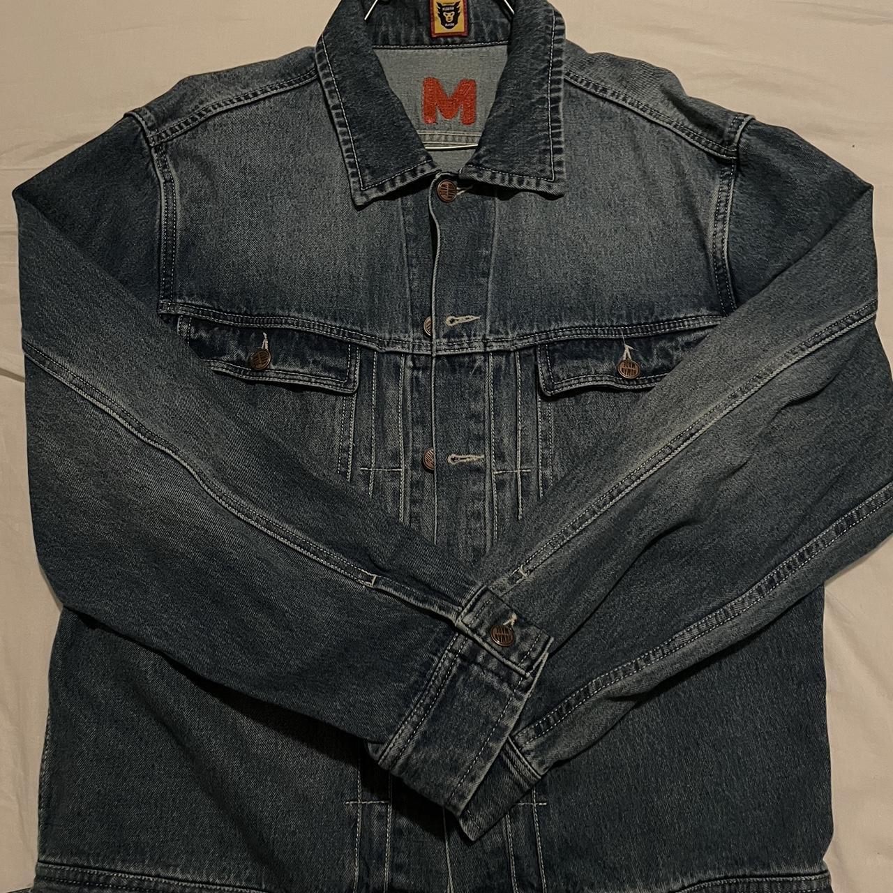 HUMAN MADE Denim Work Jacket Size L Worn 5x Max... - Depop