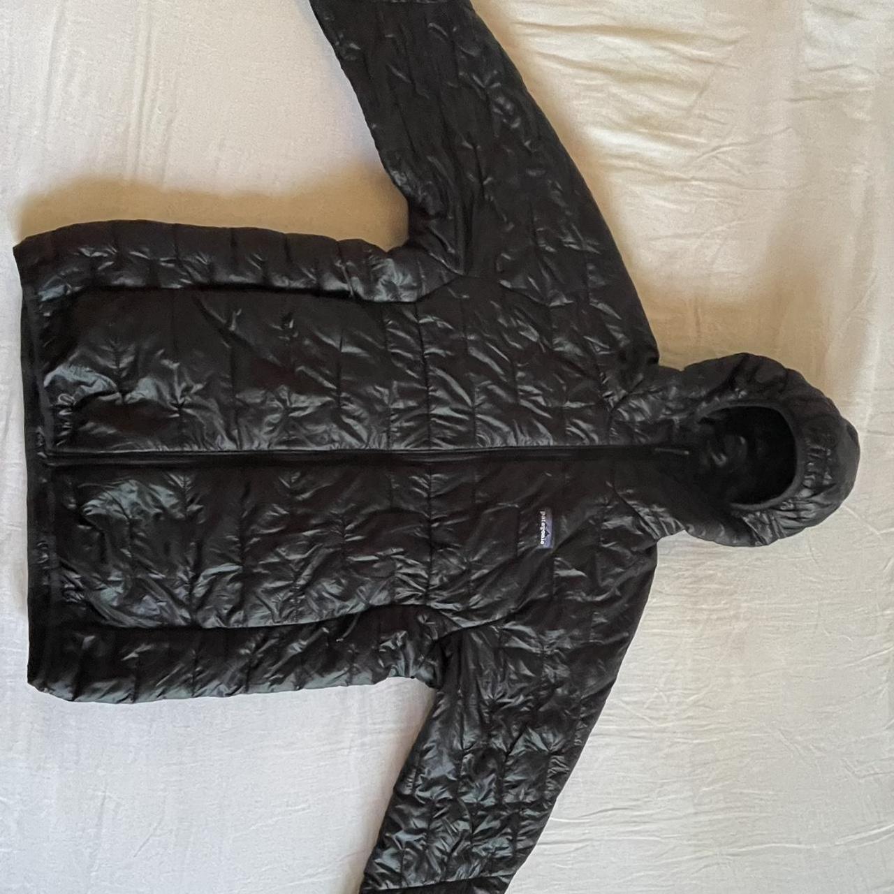 Black Patagonia Micro Puff Jacket (With Hood) men’s... - Depop
