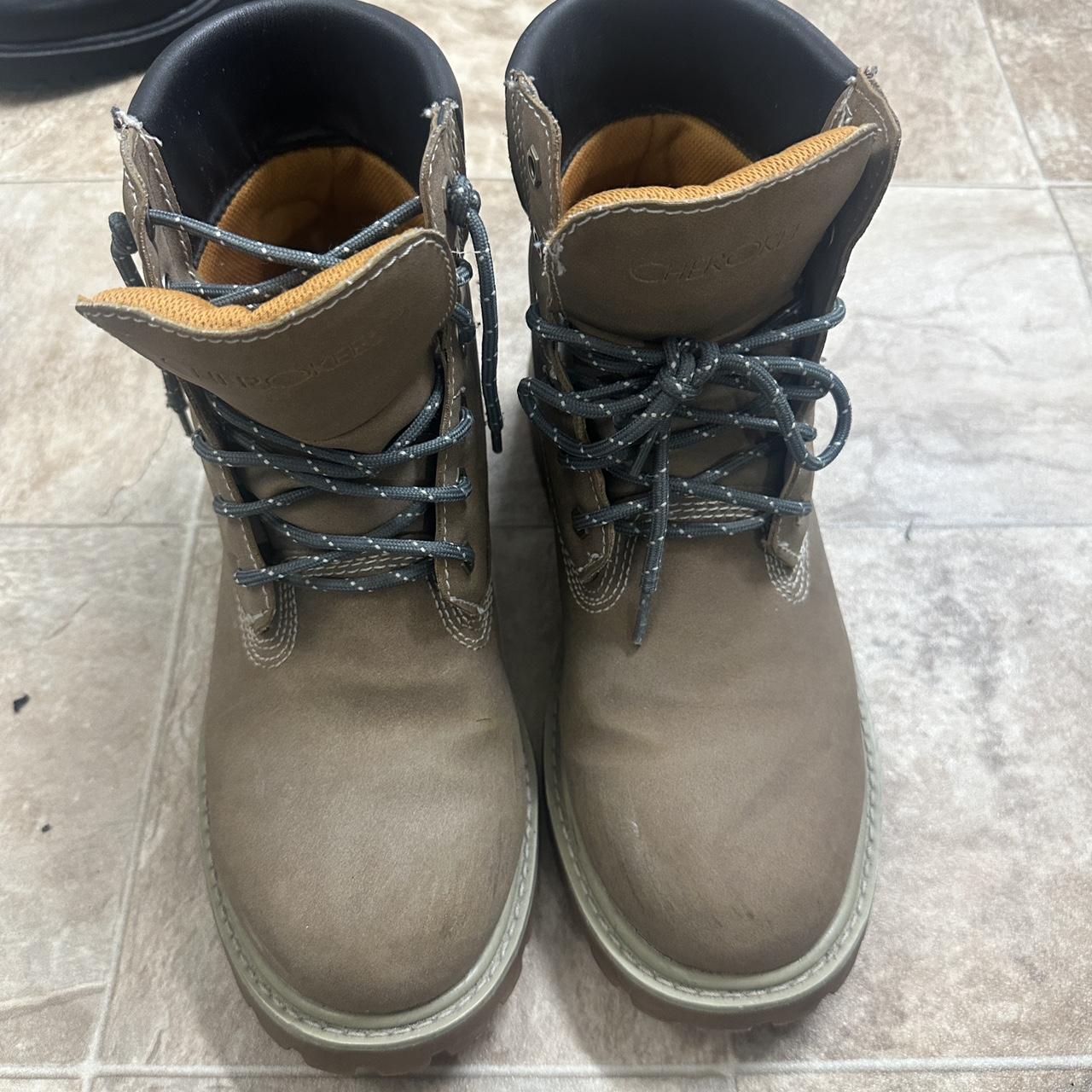 Fake ahh timbs Comfy tho Lowk cant tell the difference - Depop