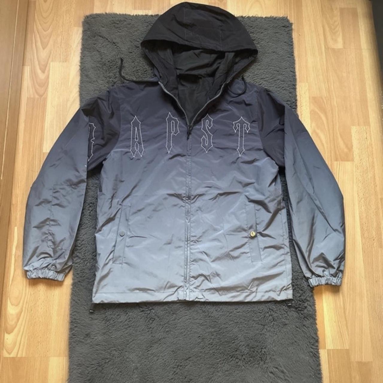 Black Trapstar Windbreaker Never been worn Size... - Depop