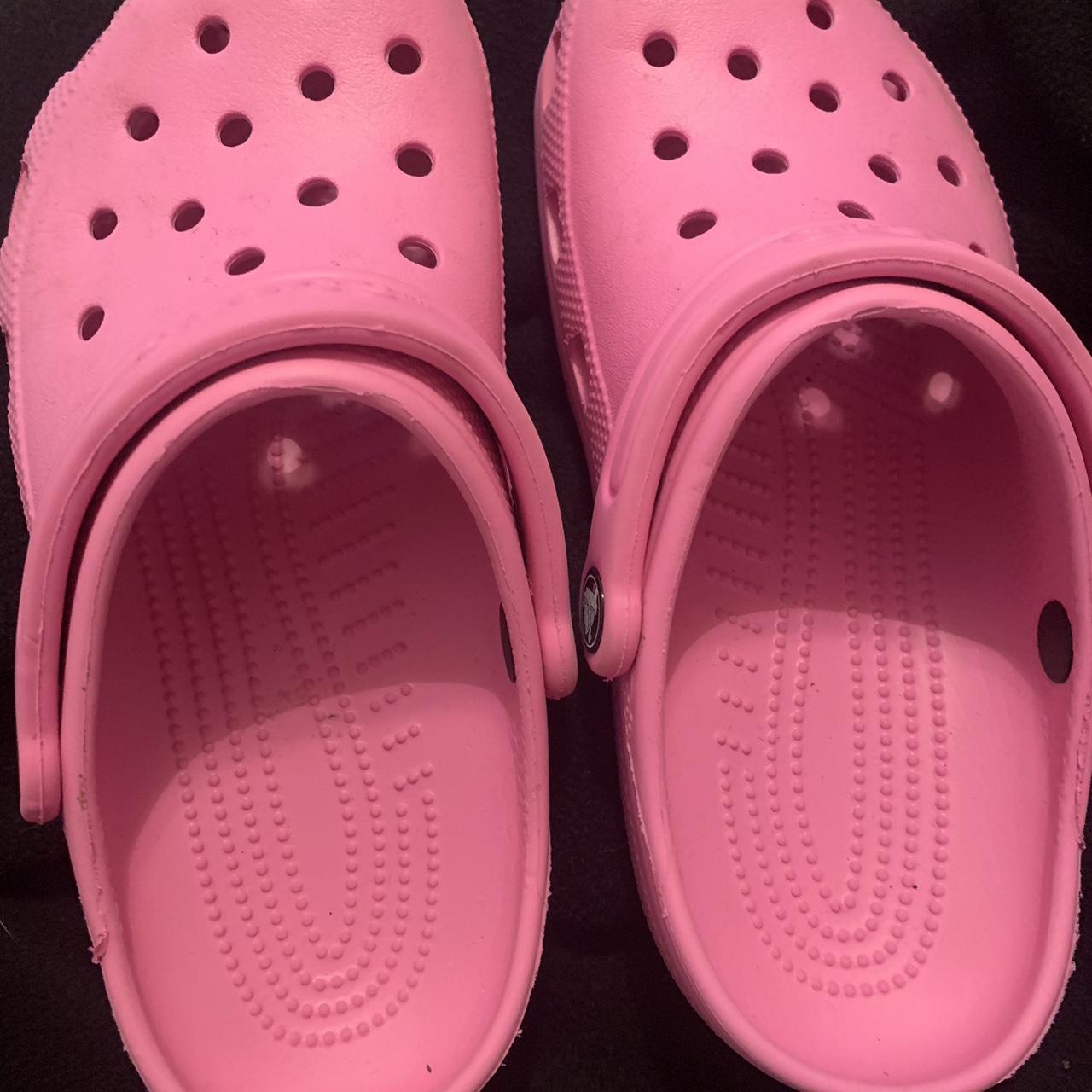 Pink crocs worn a few times 30 Or Make a offer! - Depop