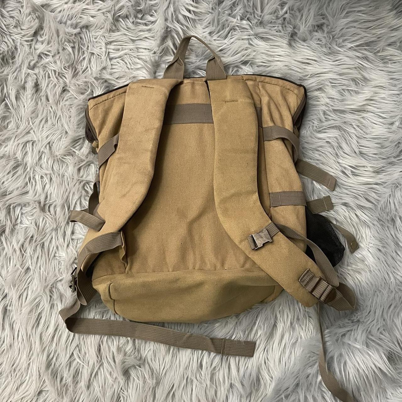 Monster Java promo backpack Leather and canvas 8... - Depop