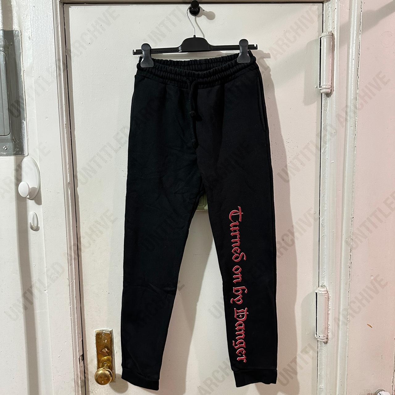 Vetements TFD Turned On By Danger Sweatpants - Depop