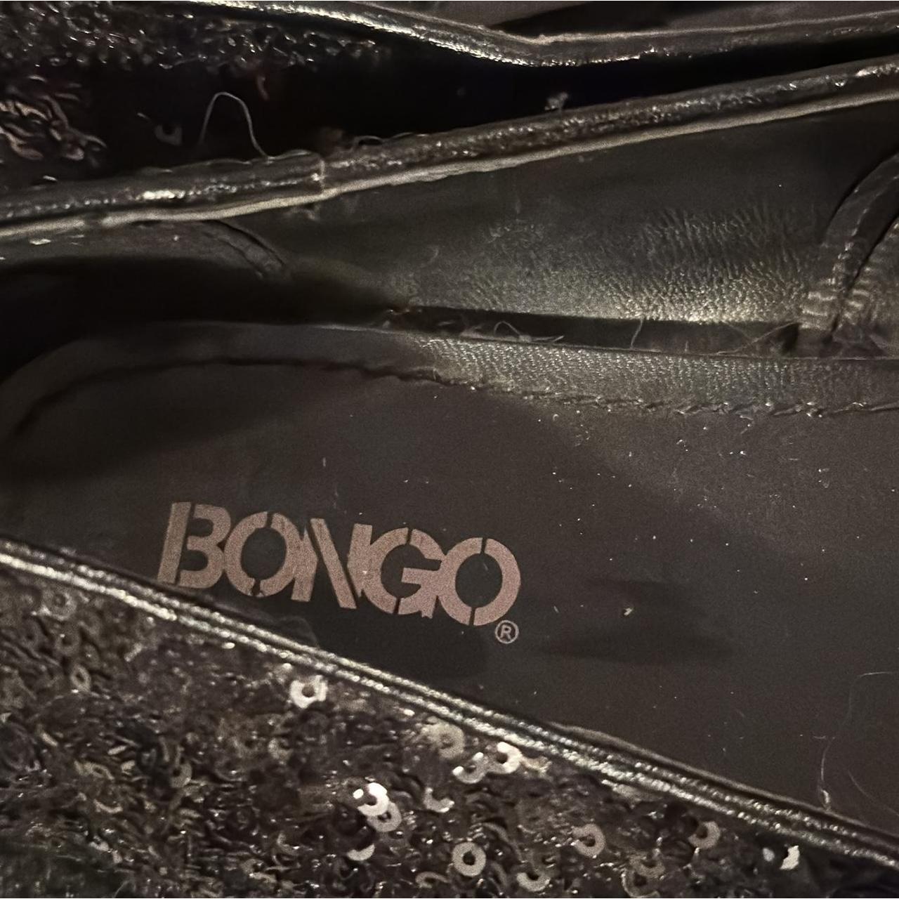 Black sequin ballet shoes Bongo brand Size... - Depop