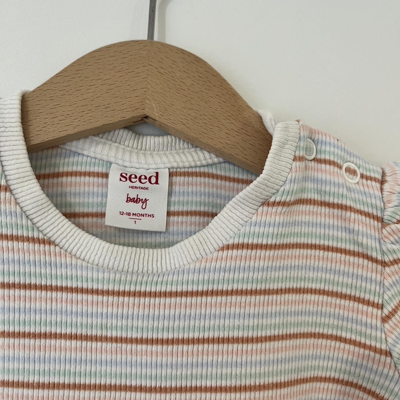 SEED HERITAGE little girls striped top Size 1... - Depop