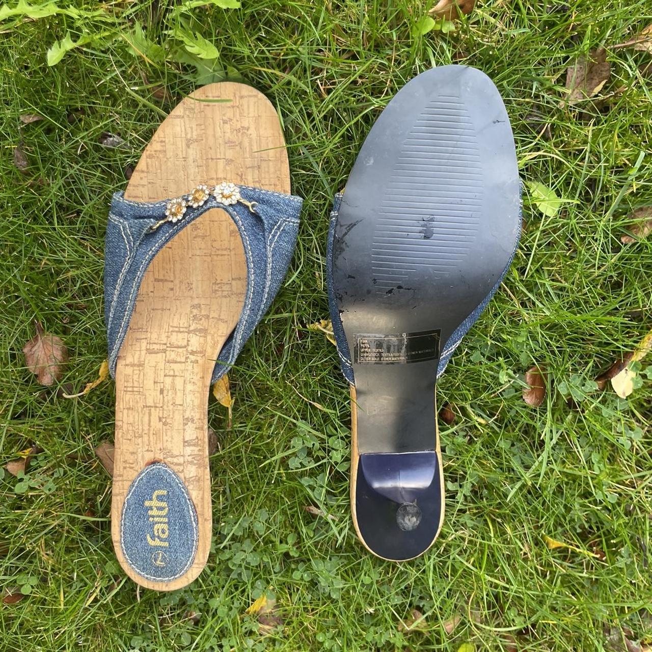 The most incredible and RARE faith heels!! ️ Denim... - Depop