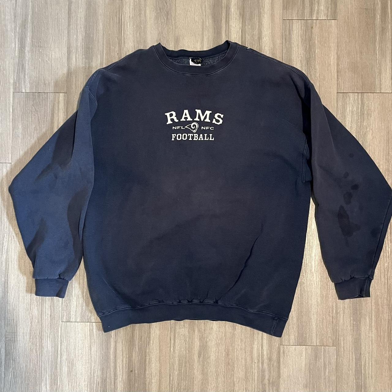 St.Louis Rams sweatshirt Few dark spots on back... - Depop