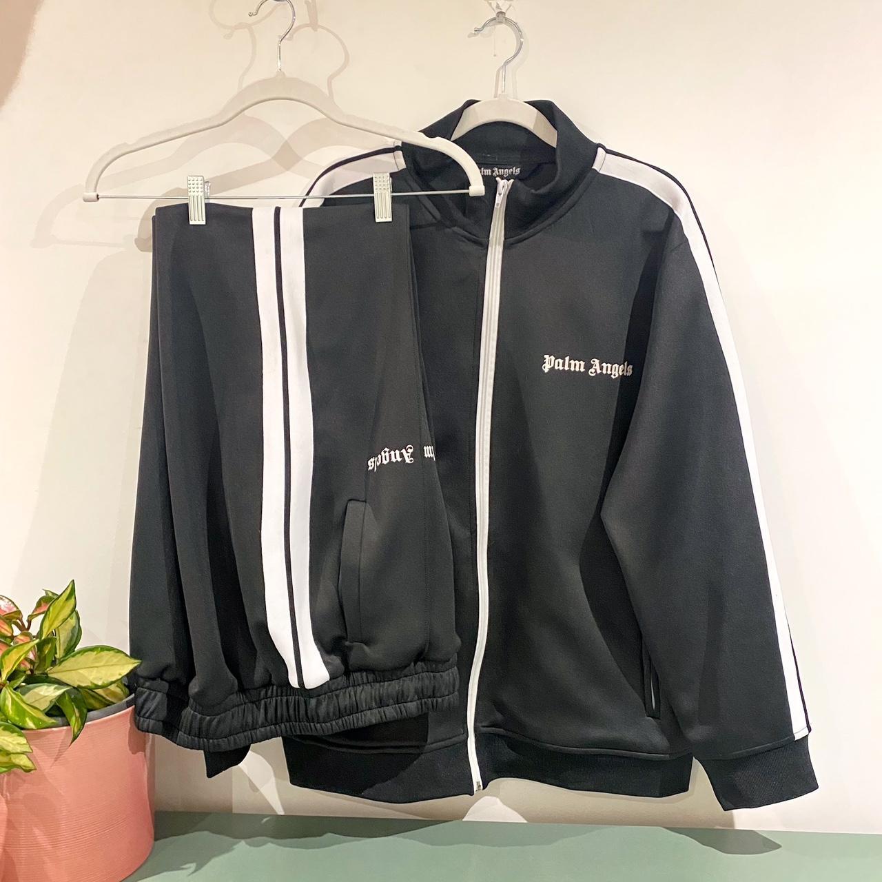 Palm Angels Tracksuit, Extra Large, Black & White.... - Depop