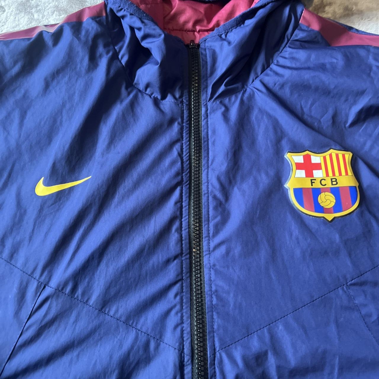 Nike FC Barcelona reversible windbreaker jacket.... | Depop