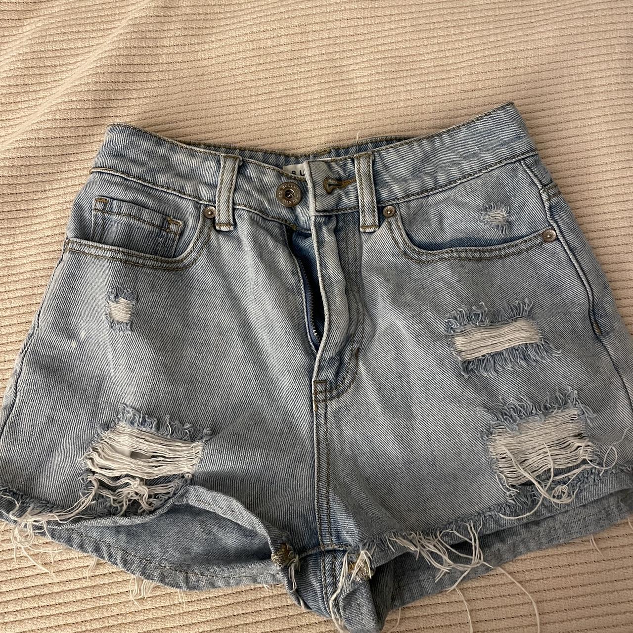 bullhead brand(pacsun) high waisted distressed... - Depop