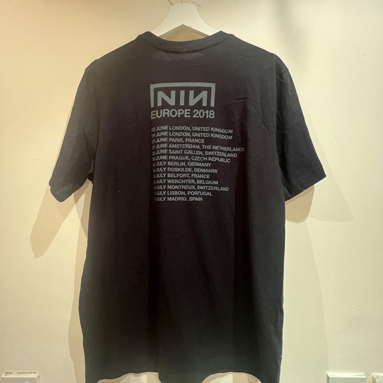 Nine inch nails / NIN tour shirt from EU 2018 tour,... - Depop