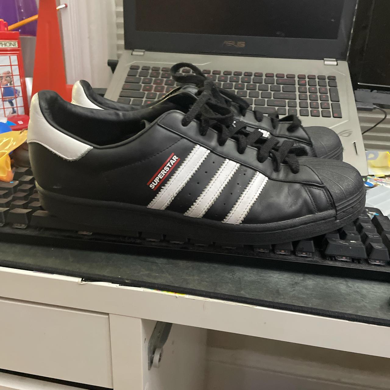 Super cool run dmc superstar Collab Size 12.5 They... - Depop