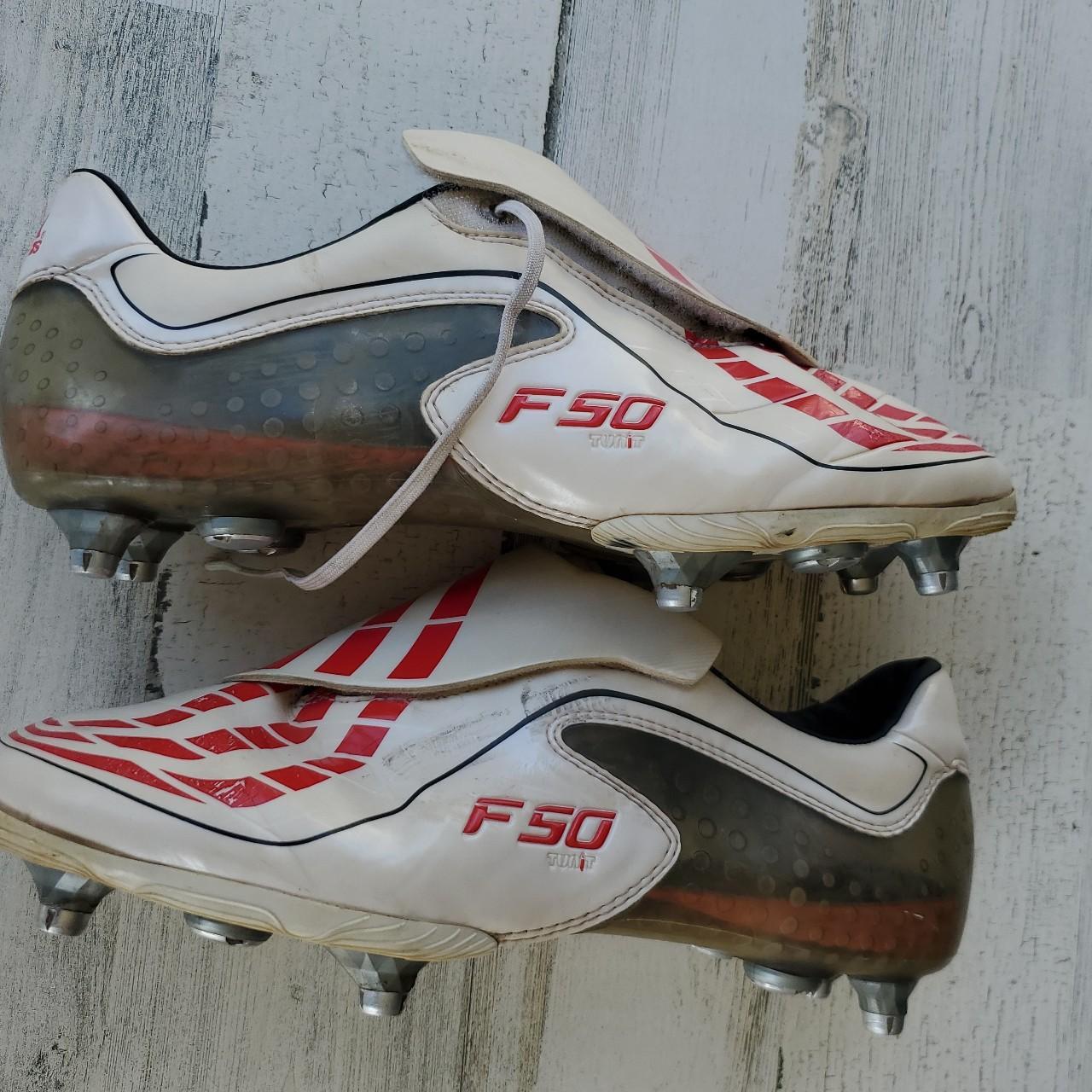Vintage Adidas F50.9 TUNIT Soccer Football Cleats... | Depop