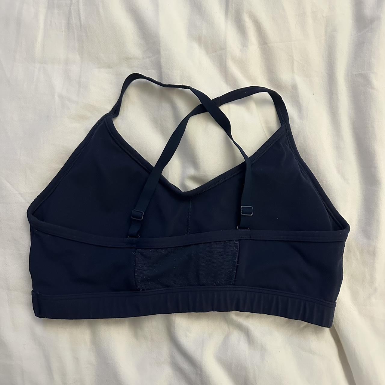 Gymshark v-neck sports bra size medium and color... - Depop